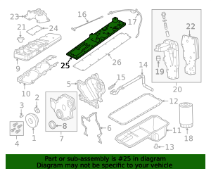 2015-2024 Ram Cover 68210071AA | Mopar Parts Canada