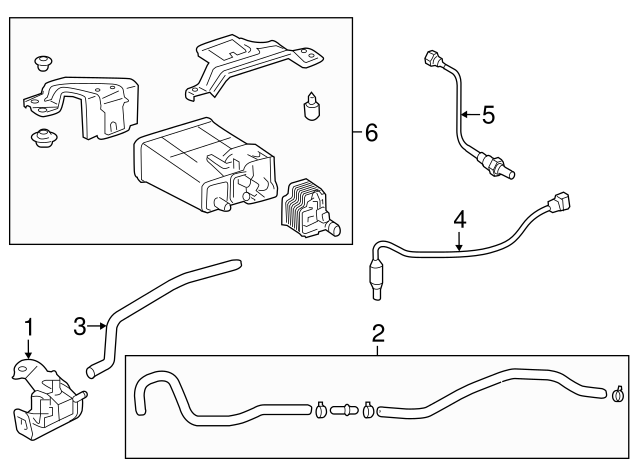23826-31080 - Vacuum Hose - 2013-2018 Lexus ES350 | MyLexusParts