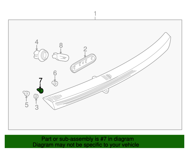 Clip MB696120 | My Mopar Parts