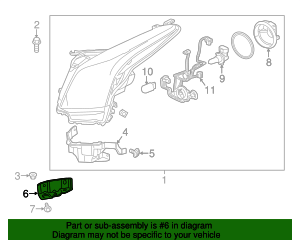 2013-2019 Cadillac ATS Lower Bracket 22941180 | GMPartsDirect.com