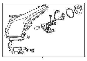 23236366 Headlamp - New OEM Part From GM Parts Direct | GM Parts Store