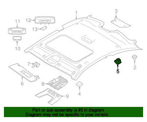 Genuine BMW 51-16-7-321-755 | Coat Hook | FREE Shipping on Most Orders ...