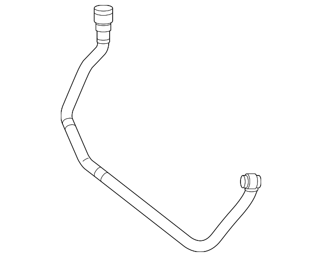 2015-2017 Mercedes-Benz S 550e Radiator Coolant Hose 222-500-96-72 | MB ...