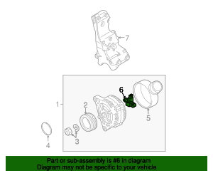 2001-2014 Audi Voltage Regulator 06B-903-803-B | OEM Parts Online