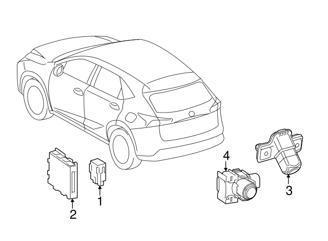 2018-2021 Lexus Parking Aid Control Module 89340-78130 ...