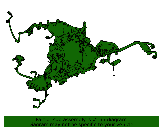 2021-2023 Chevrolet Engine Wiring Harness 86777564 GM | GMPartsDirect.com