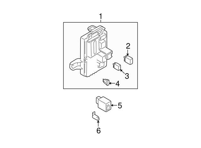 B115-67-730 - Relay - 1995-2013 Mazda | Mazda Swag