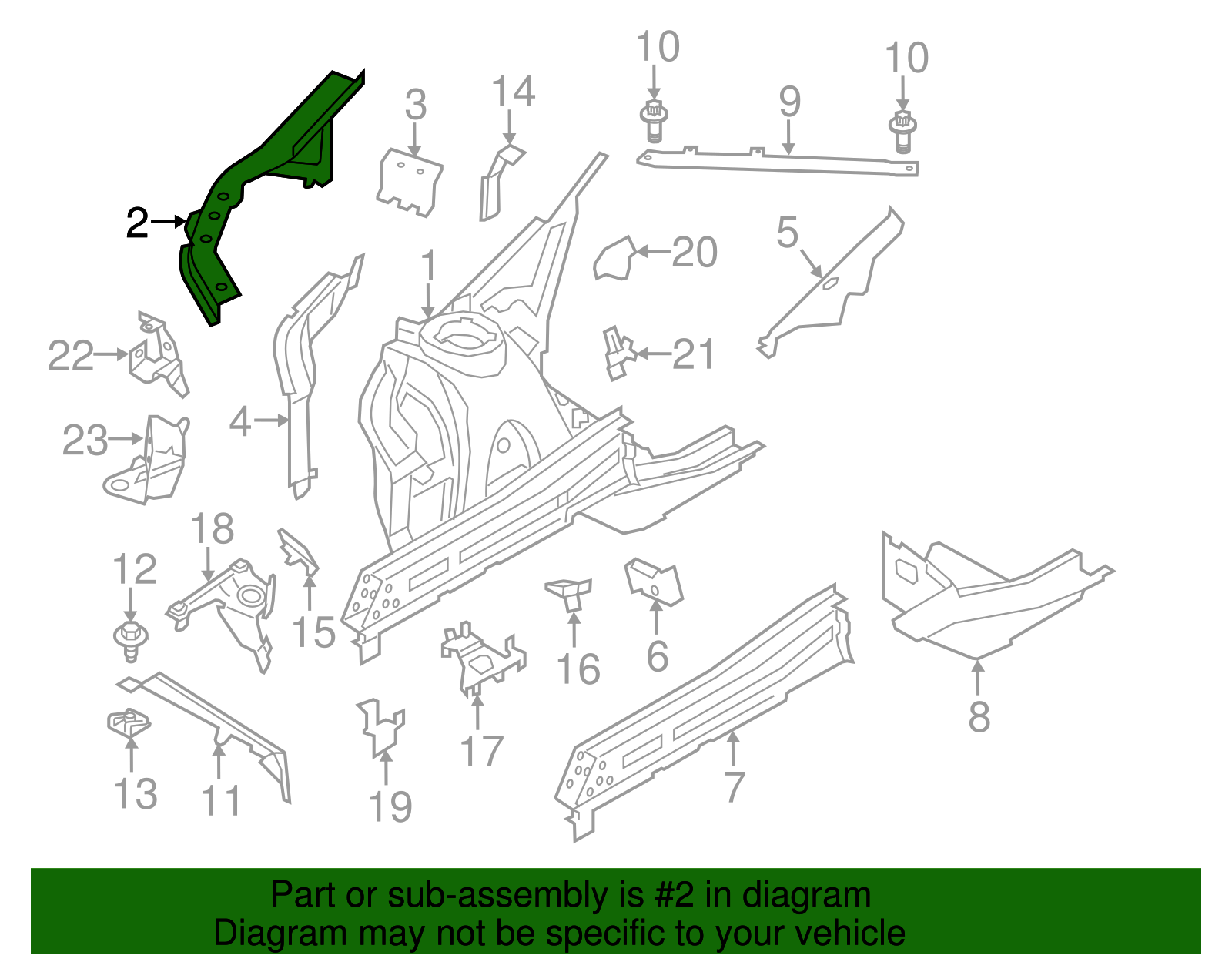 Genuine BMW 41-11-7-267-236 | Uniside Assembly Support Bracket | FREE ...
