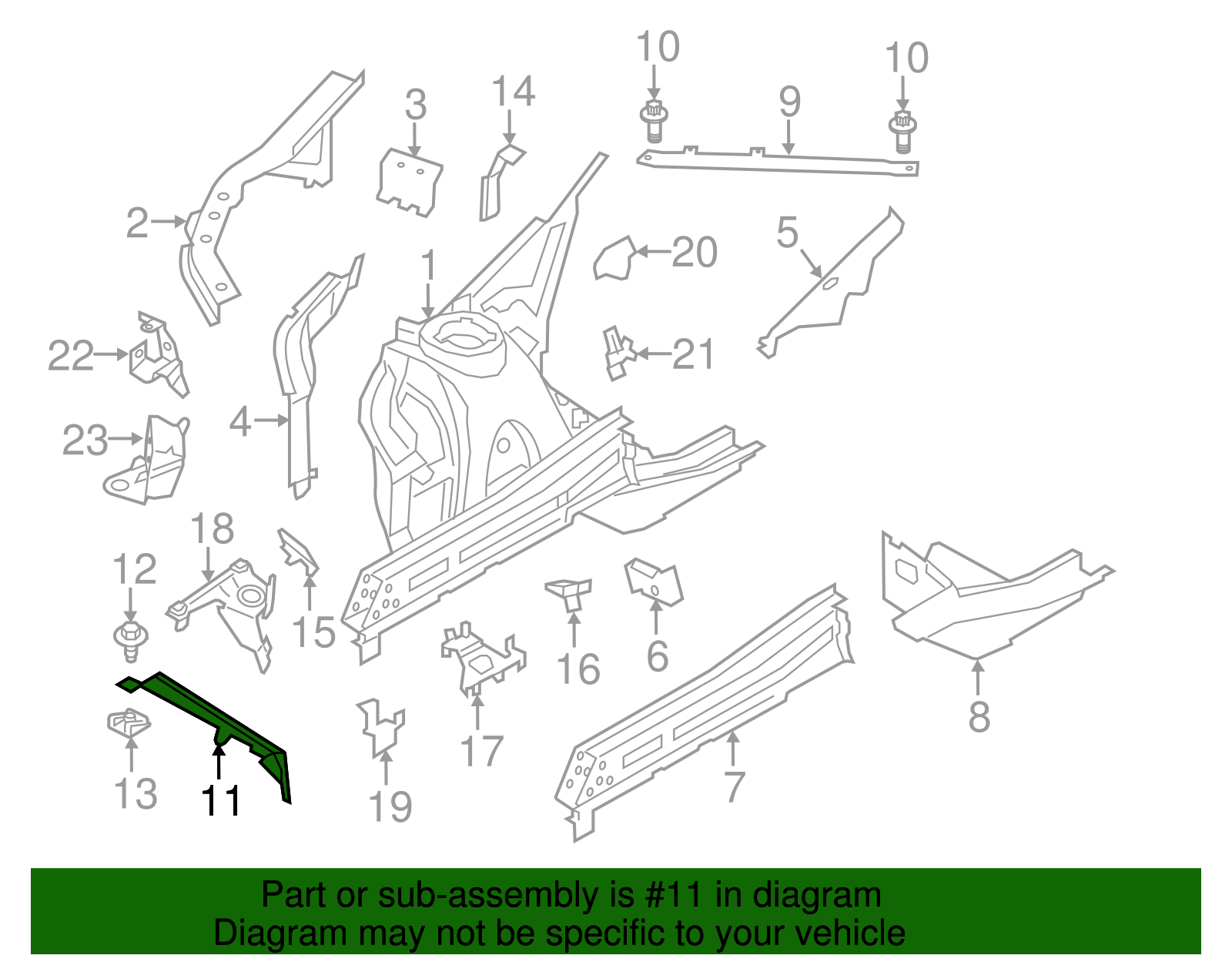 Genuine BMW 41-35-7-267-325 | Front Bracket | FREE Shipping on Most ...