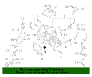 2016-2020 Mazda Exhaust Manifold Nut SH01-13-465 | TascaParts.com