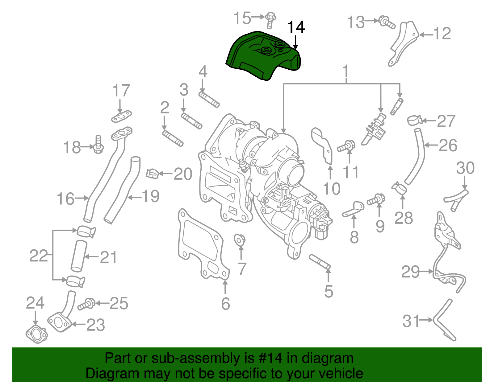 2016-2024 Mazda Heat Shield PY8V-13-390D | Retail Performance Auto Parts
