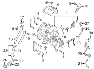 pyy11370z - Turbocharger 2016-2024 Mazda | AutoNationParts.com