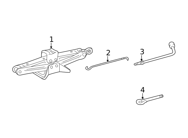 09150-08010 - Wheel Lug Wrench - 2021-2023 Toyota | OEM Parts Quick