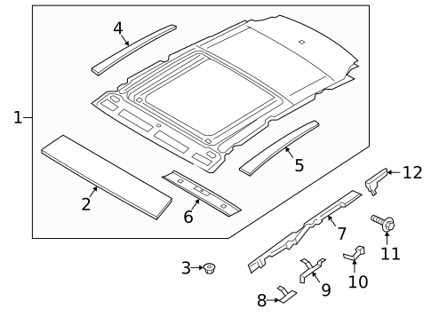 Roof & Components for 2020 Ford Escape | Online Ford Parts Catalog