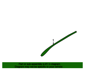 73852-JM010 - Roof Molding 2008-2015 Nissan | Nissan Parts ...