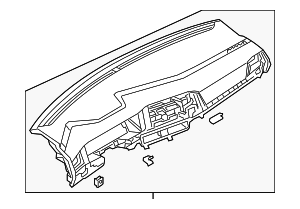 2019-2023 Volkswagen Jetta Instrument Panel 17B-857-003-E-RA3 | QuirkParts
