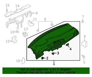 2019-2023 Volkswagen Jetta Instrument Panel 17B-857-003-E-RA3 | QuirkParts
