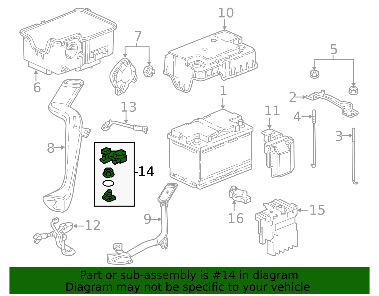 38920-TJB-A02 - 2019-2024 Honda - Sensor Assembly Battery | Genuine ...