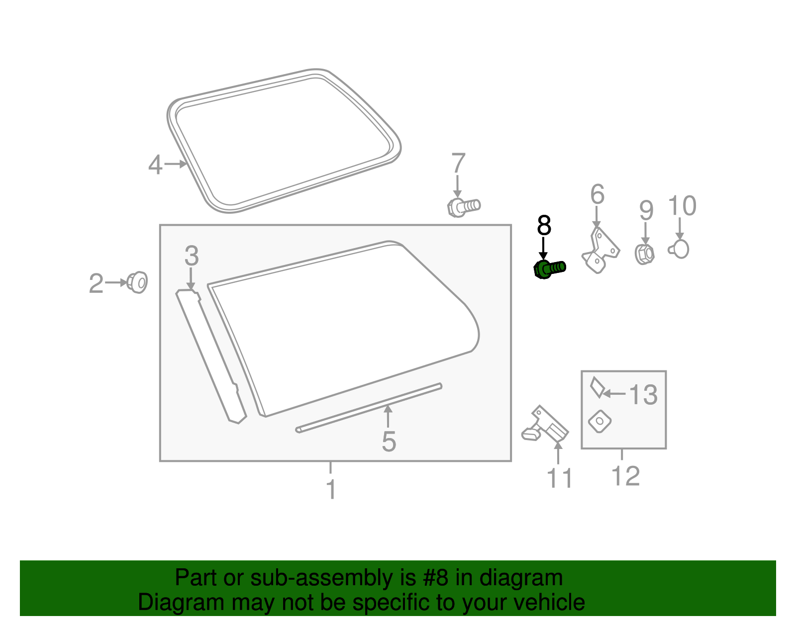 Genuine Toyota Lock Screw part# 90149-60086 for 2011-2020 Toyota Sienna ...