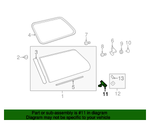 85780-AE013 - Window Motor - 2004-2020 Toyota Sienna | OEM Genuine ...