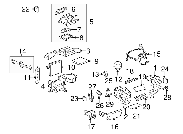 2006-2024 GM Heating and Air Conditioning Blower Control Module ...