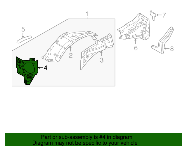 64110-1LA0A - Front Panel 2017-2024 Nissan Armada | Nissan Parts ...