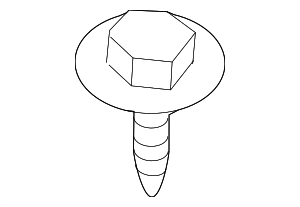 2007-2021 GM Hinge Bolt 11519388 | TascaParts.com