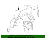 2007-2021 GM Hinge Bolt 11519388 | TascaParts.com