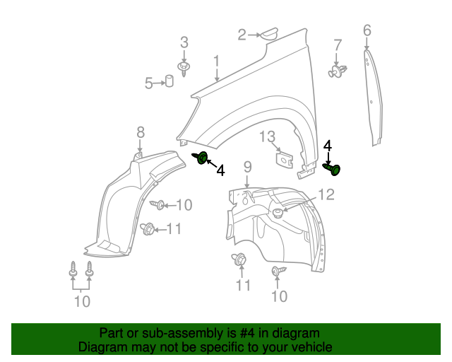 2005-2023 GM Multi-Purpose Bolt 11519381 | TascaParts.com