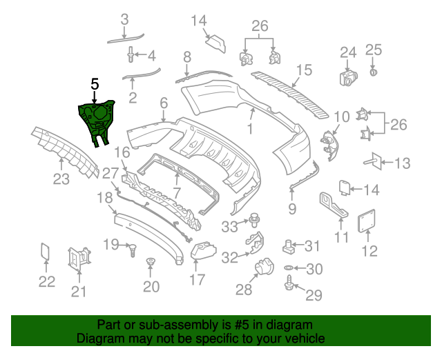 2007-2012 Mercedes-Benz Side Bracket 164-885-05-14 | MB OEM Parts