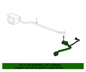 2016-2019 GM Front Object Alarm Sensor Wiring Harness 23274030 ...