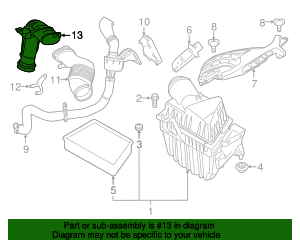 Genuine Outlet Duct for 2012-2017 Land Rover | Land Rover Part ...