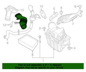 2012-2017 Land Rover Outlet Tube LR024307 | OEM Parts Online