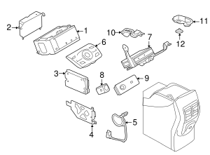 2013-2018 Ford Module Bracket DJ5Z-14A301-A | TascaParts.com