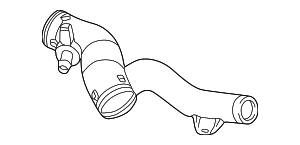 2002-2006 Volkswagen Golf Connector Pipe 1J0-129-684-CB | VW Direct Parts