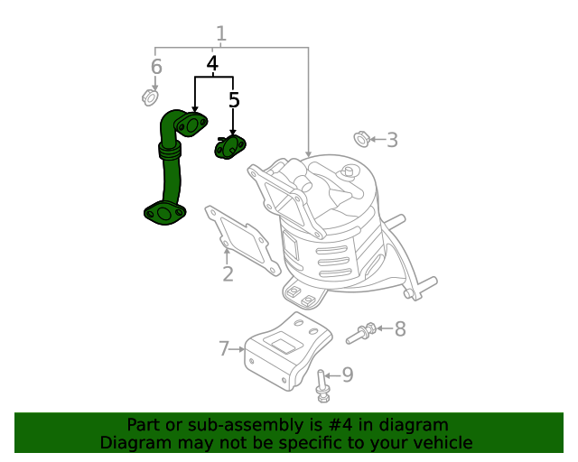 28410-2S010 - Egr Pipe 2021-2024 Kia | Kia.Parts Store