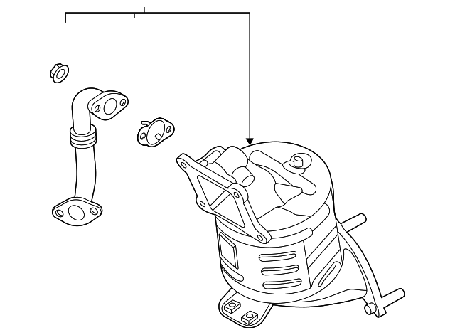 28510-2SDL0 - Mnfd W/Converter 2021-2025 Kia | Kia.Parts Store