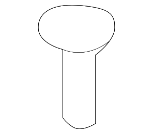 01515-0009U - Bumper Cover Rivet - 2005-2019 Nissan | Conicelli Nissan