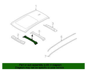 Genuine BMW 41-23-7-174-373 | Front Bow | FREE Shipping on Most Orders ...