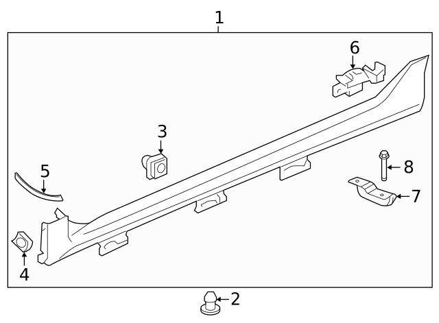 71802-TBA-A50 - Deflector 2019-2021 Honda Civic | Honda Parts Online