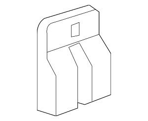 2013-2019 Cadillac XTS Rear Bumper Lower Fascia Bracket 84494384 GM ...