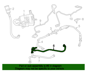 13907645859 - 2017-2021 BMW Vent Tube (13-90-7-645-859) | BMW of South ...