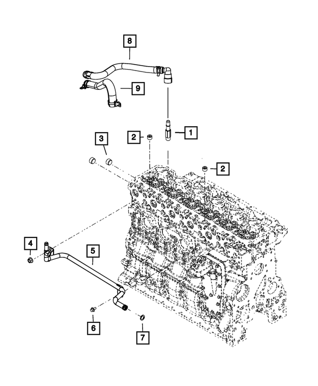 2007-2024 Mopar Connector, Outlet 68005253AA | Mopar.com National eStore