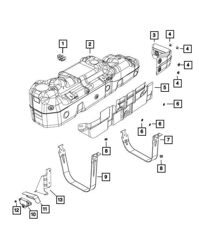 2020-2022 Ram 1500 Classic Fuel Tank 68518029AB | Mopar eStore