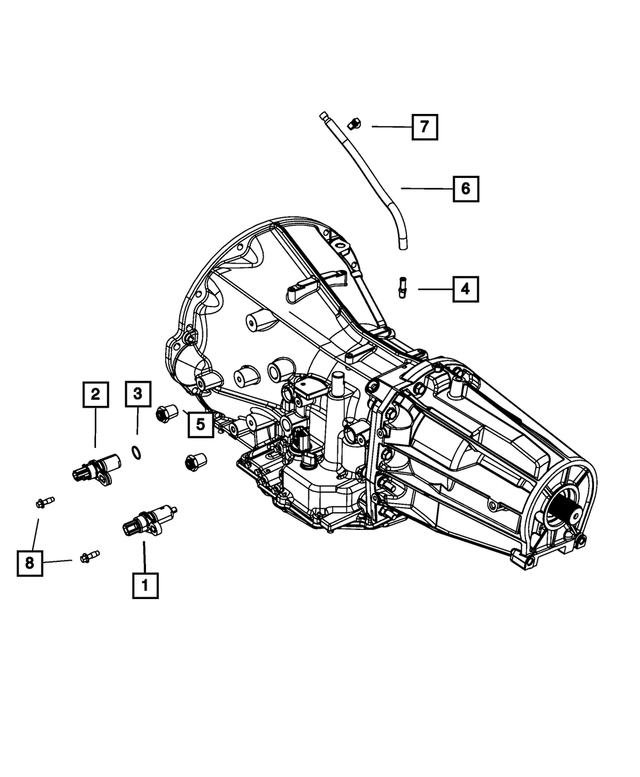 2003-2012 Mopar Vent Tube 53013593AB | Mopar Estores