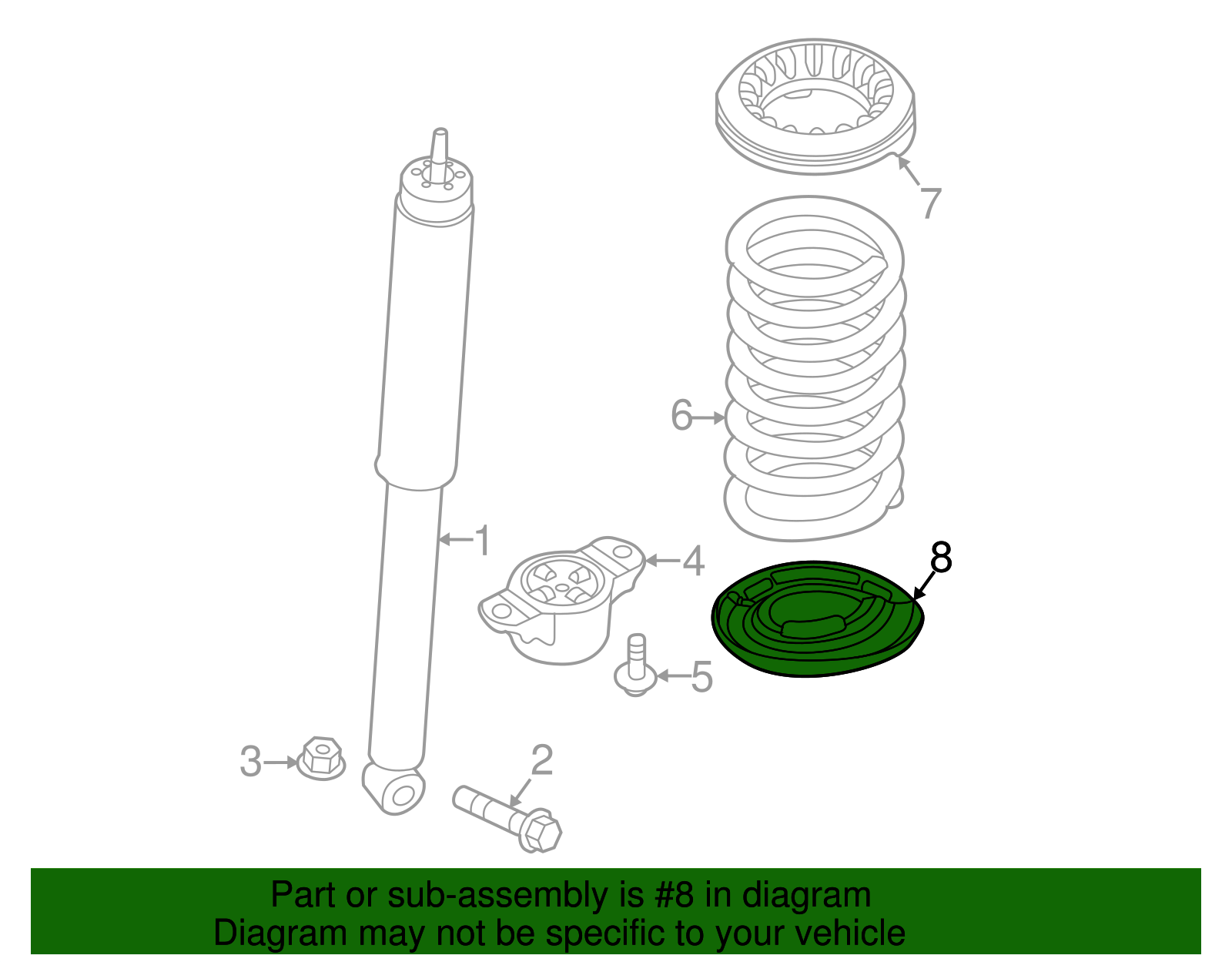 CV6Z-5586-A - Lower Insulator 2012-2018 Ford | Ford Parts Direct