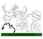 2012-2019 Ford ABS Wheel Speed Sensor DA8Z2C204C | TascaParts.com