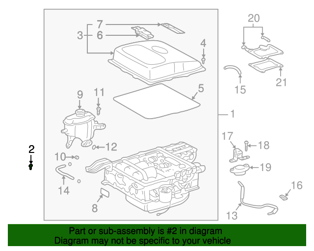 90080-11719 - Inverter Bolt 2001-2003 Toyota Prius | Longo Toyota Parts