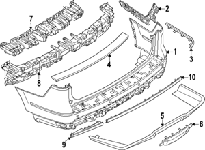 2022-2024 Lincoln Navigator Side Molding NL7Z-17C830-AB | OEM Parts Online