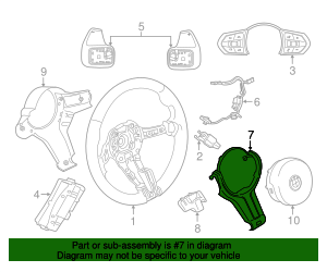 32-30-7-846-029 - Steering Wheel Trim 2012-2020 BMW | AutoNationParts.com